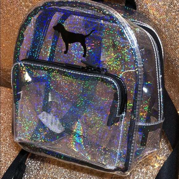 PINK Victoria's Secret | Bags | Salevs Pink Mini Clear Backpack Nwt ...